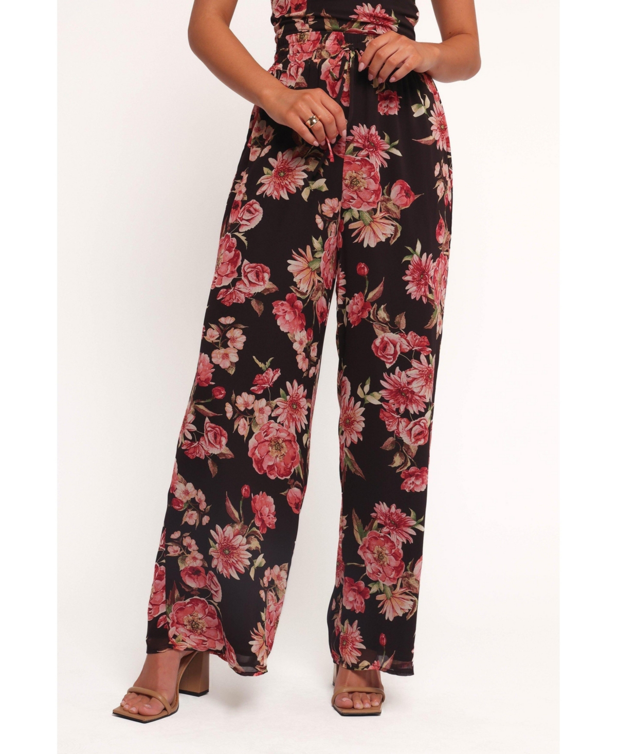 Click here for Petal and Pup Womens Estie Pants - Black Floral -... prices