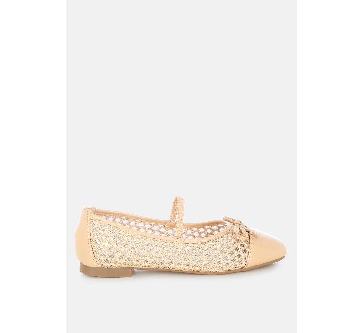 Click here for London Rag Omela Woven Bow Detail Ballerinas Women... prices