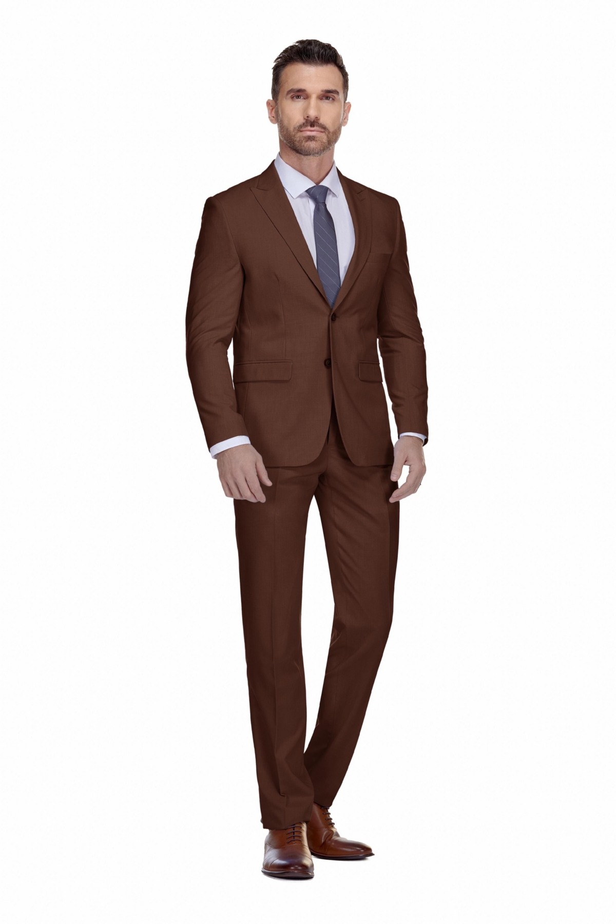 Click here for Gino Vitale Mens 2-Piece Stretch Slim-Fit Suit - B... prices