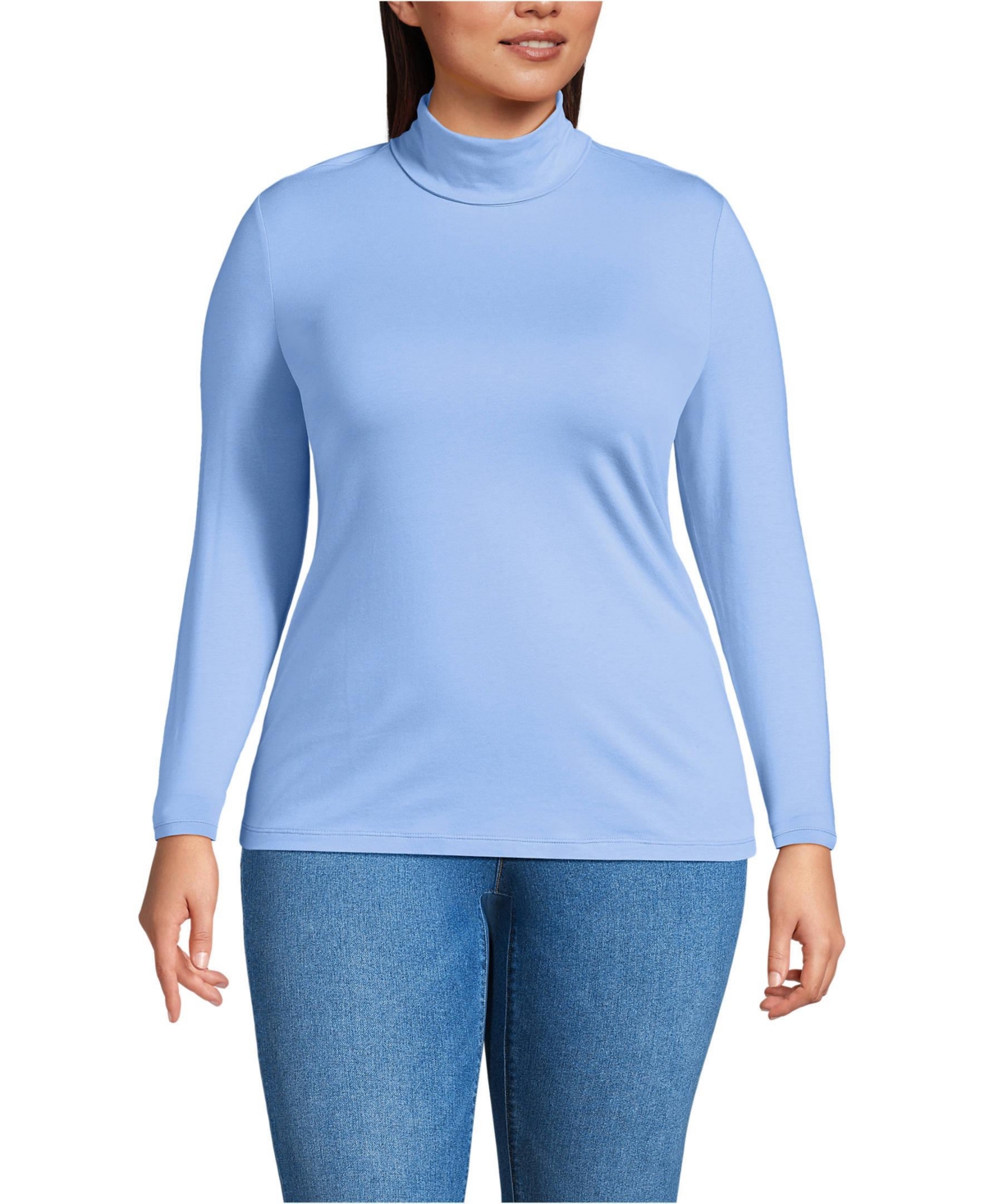 Click here for Lands End Plus Size Lightweight Jersey Long Sleeve... prices
