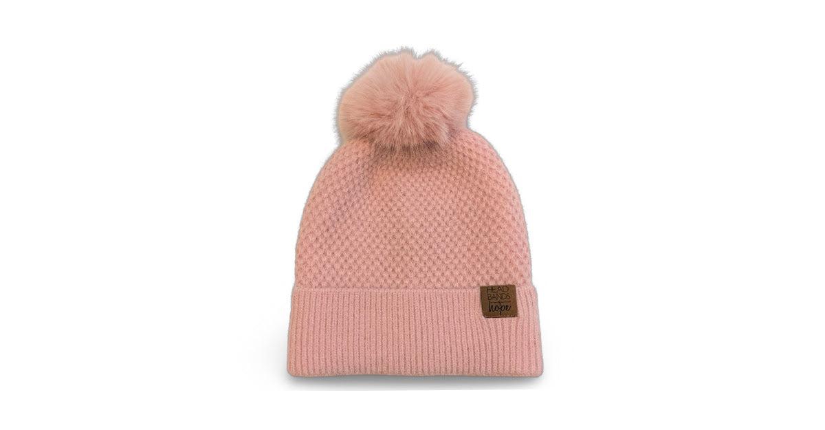 Click here for Womens Pom Pom Beanie - Pink - Pink prices