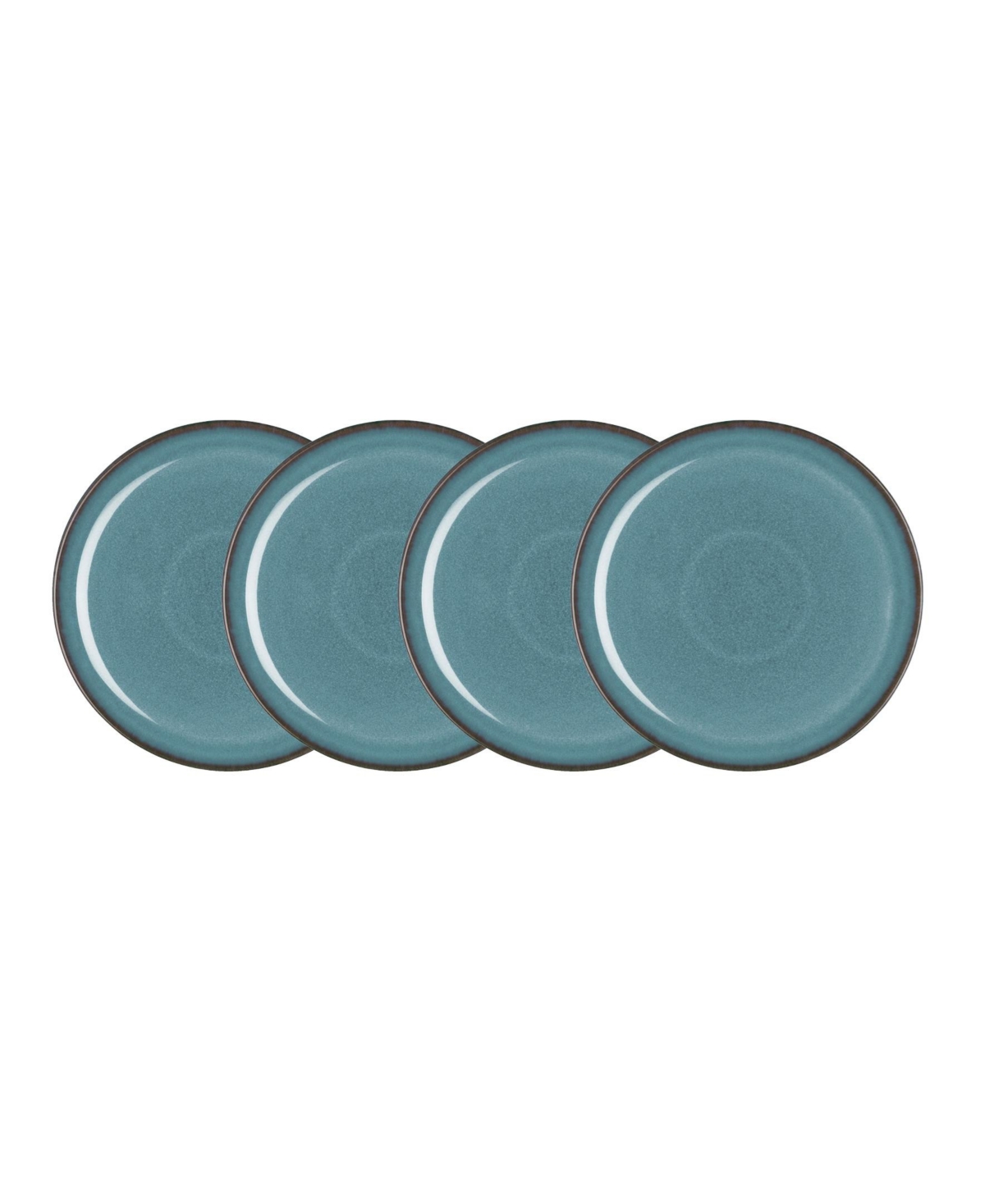 Click here for Denby Azure Coupe Medium Plates  Set of 4 - Turquo... prices