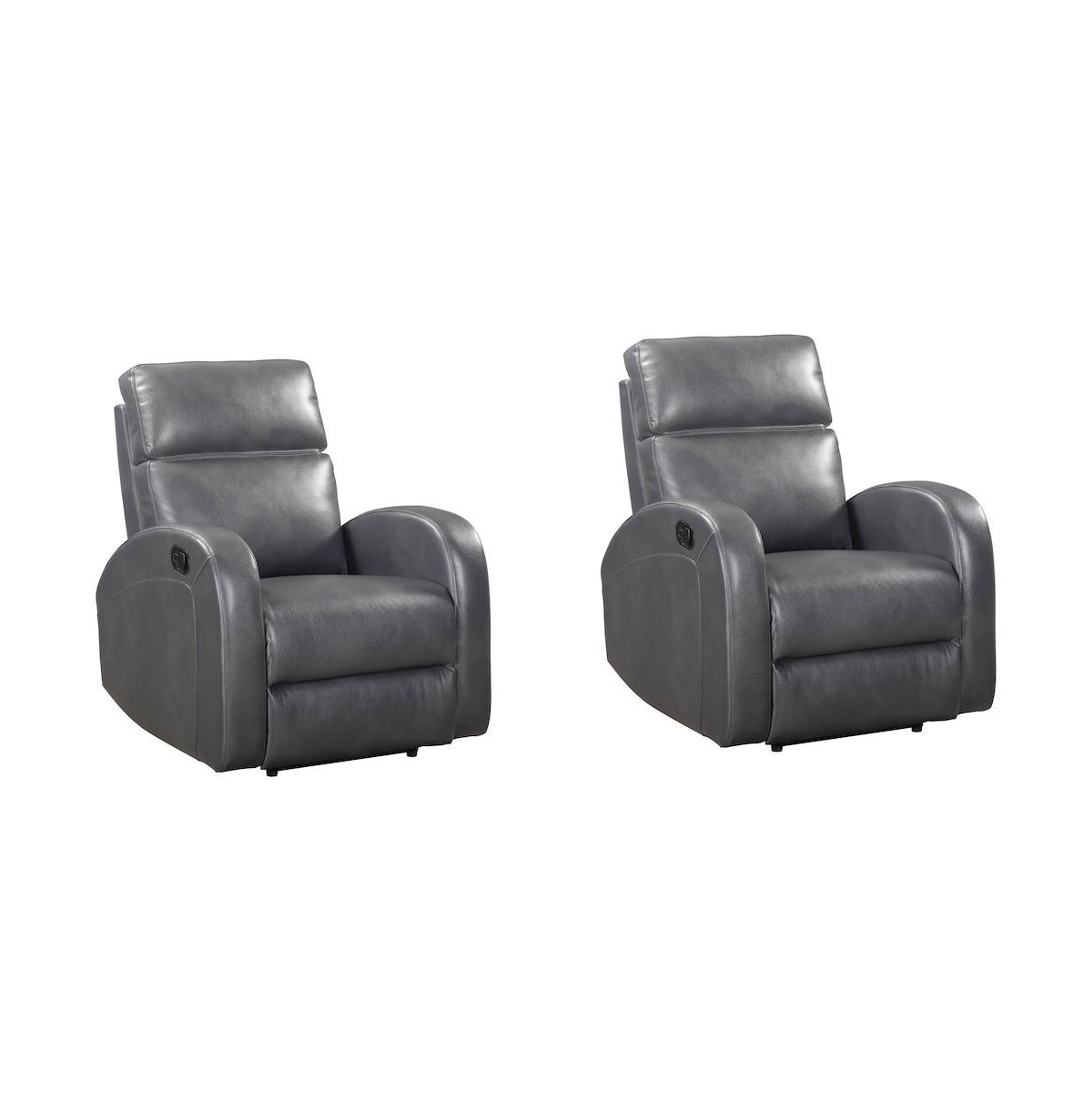 Click here for Parker Living Devin - Pebble Grey Manual Recliner... prices