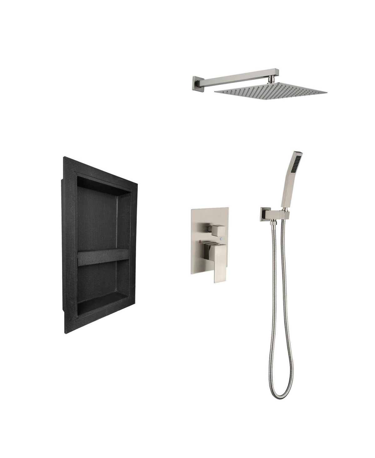 Click here for Rainsken Shower System with Rain Shower Head  Hand... prices