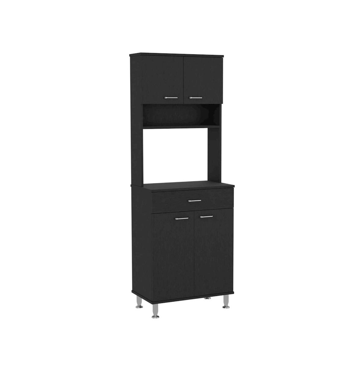 Click here for Tuhome Della 60 Pantry Black Mdf - Black prices
