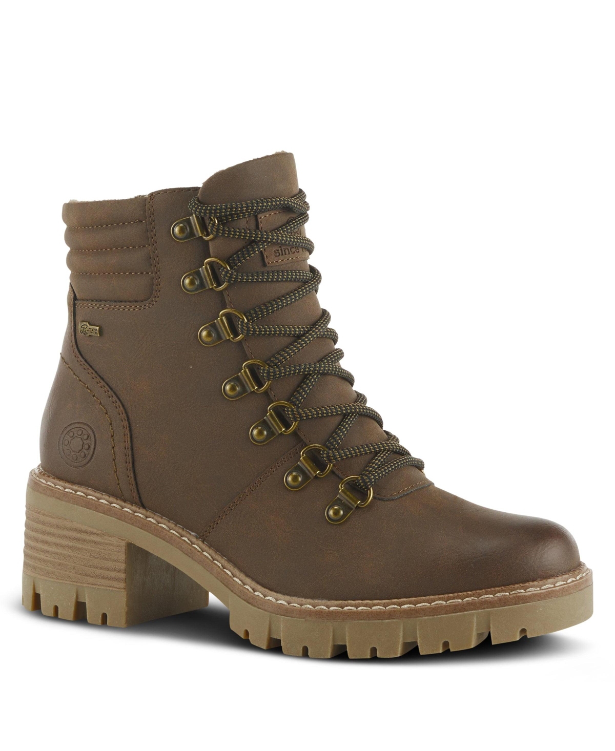 Click here for Spring Step Rockies Hiking-Inspired Lace-Up Bootie... prices