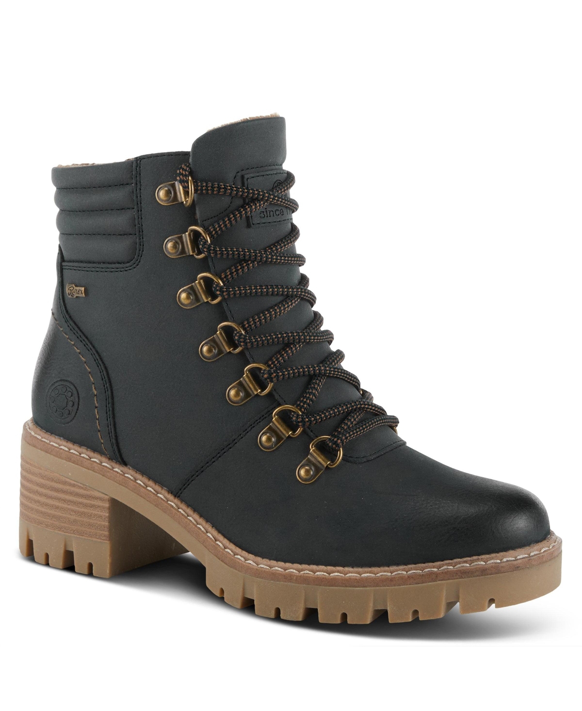 Click here for Spring Step Rockies Hiking-Inspired Lace-Up Bootie... prices