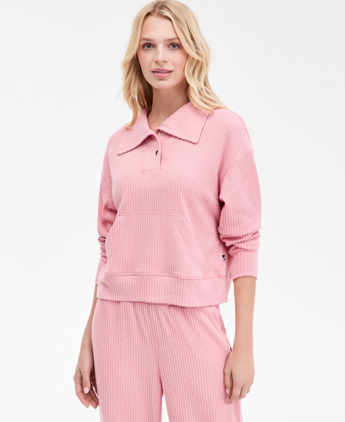 Click here for Nautica Womens High-Rise Wide-Leg Knit Pants - Bri... prices