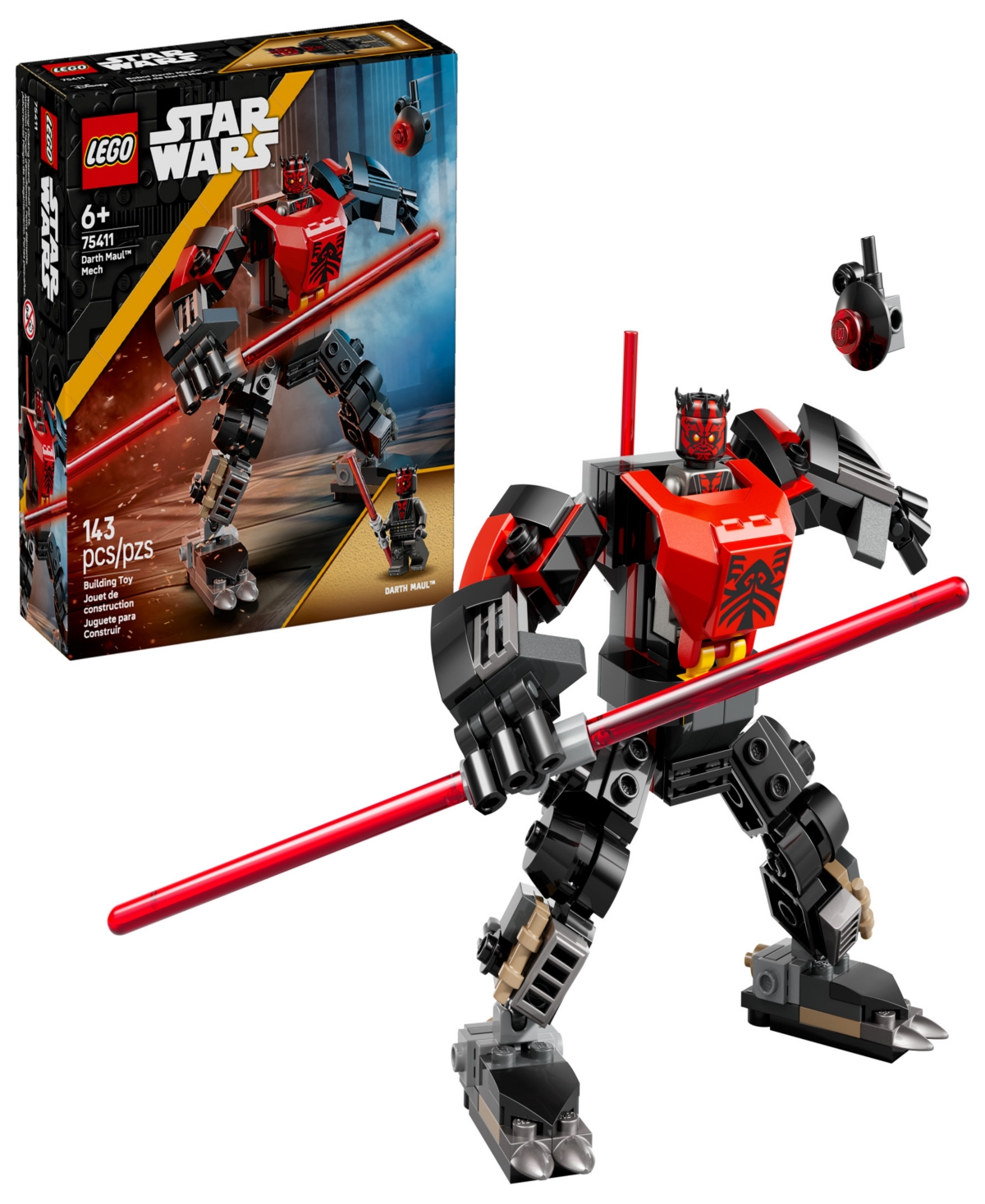 Click here for Lego Star Wars Darth Maul Mech Kids Toy - Multicol... prices
