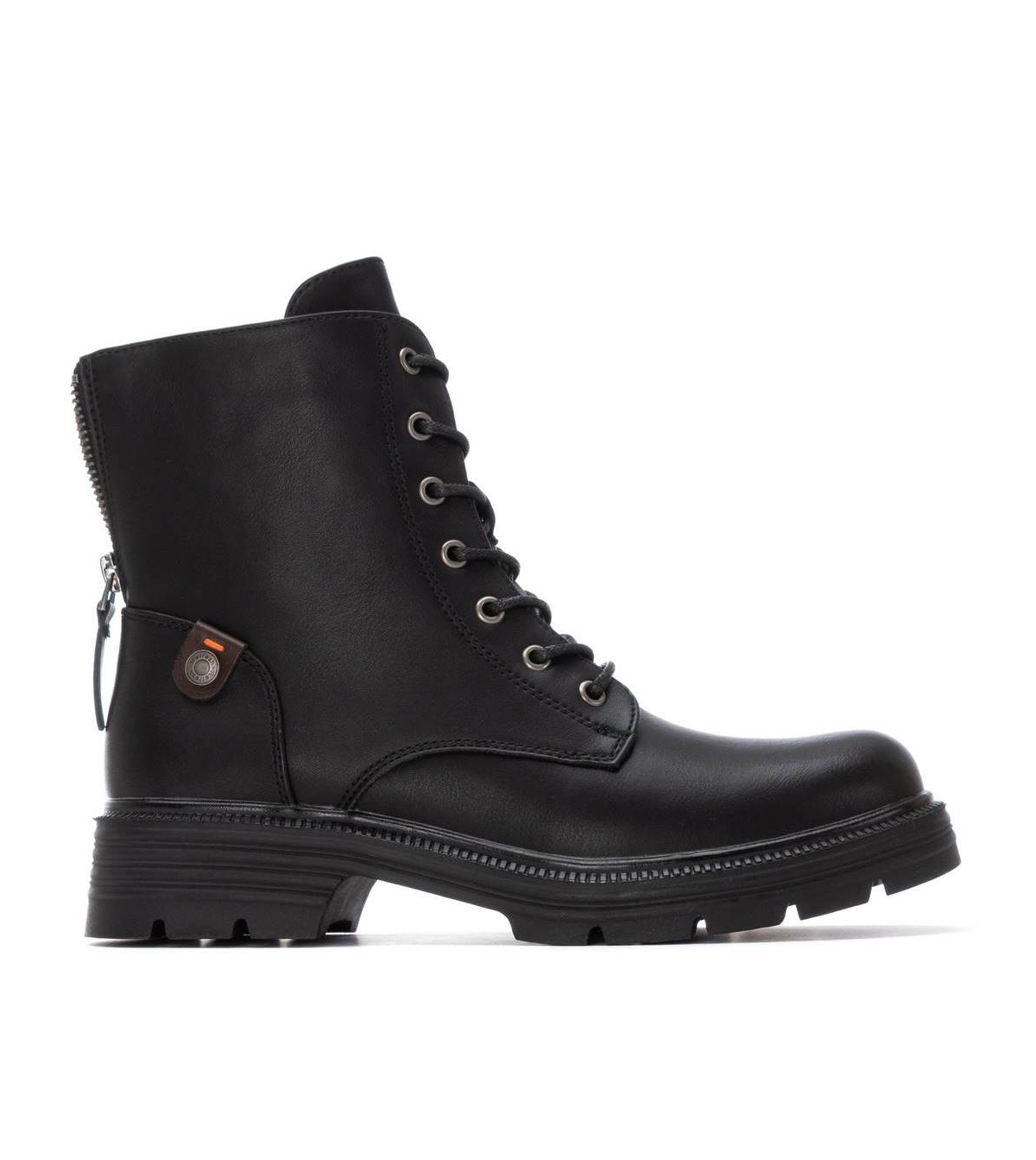 Click here for Xti Womens Back Zipper Combat Booties Refresh Coll... prices