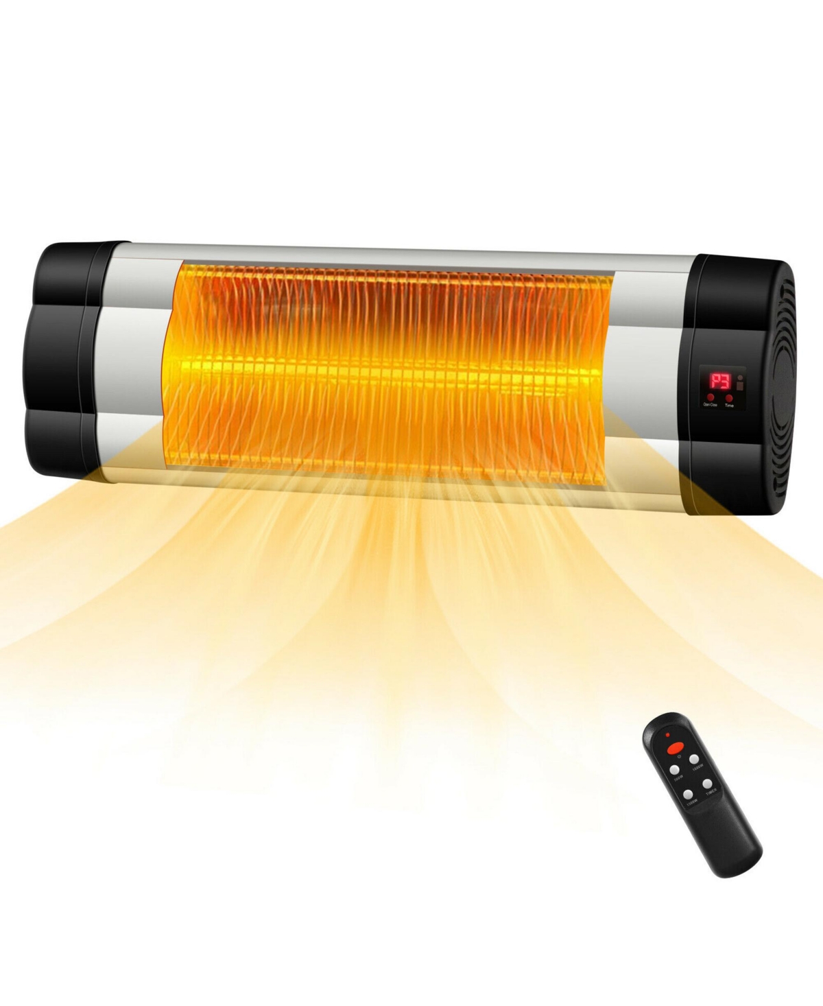 Click here for Gymax 1500W Infrared Patio Heater Wall-Mounted Ele... prices