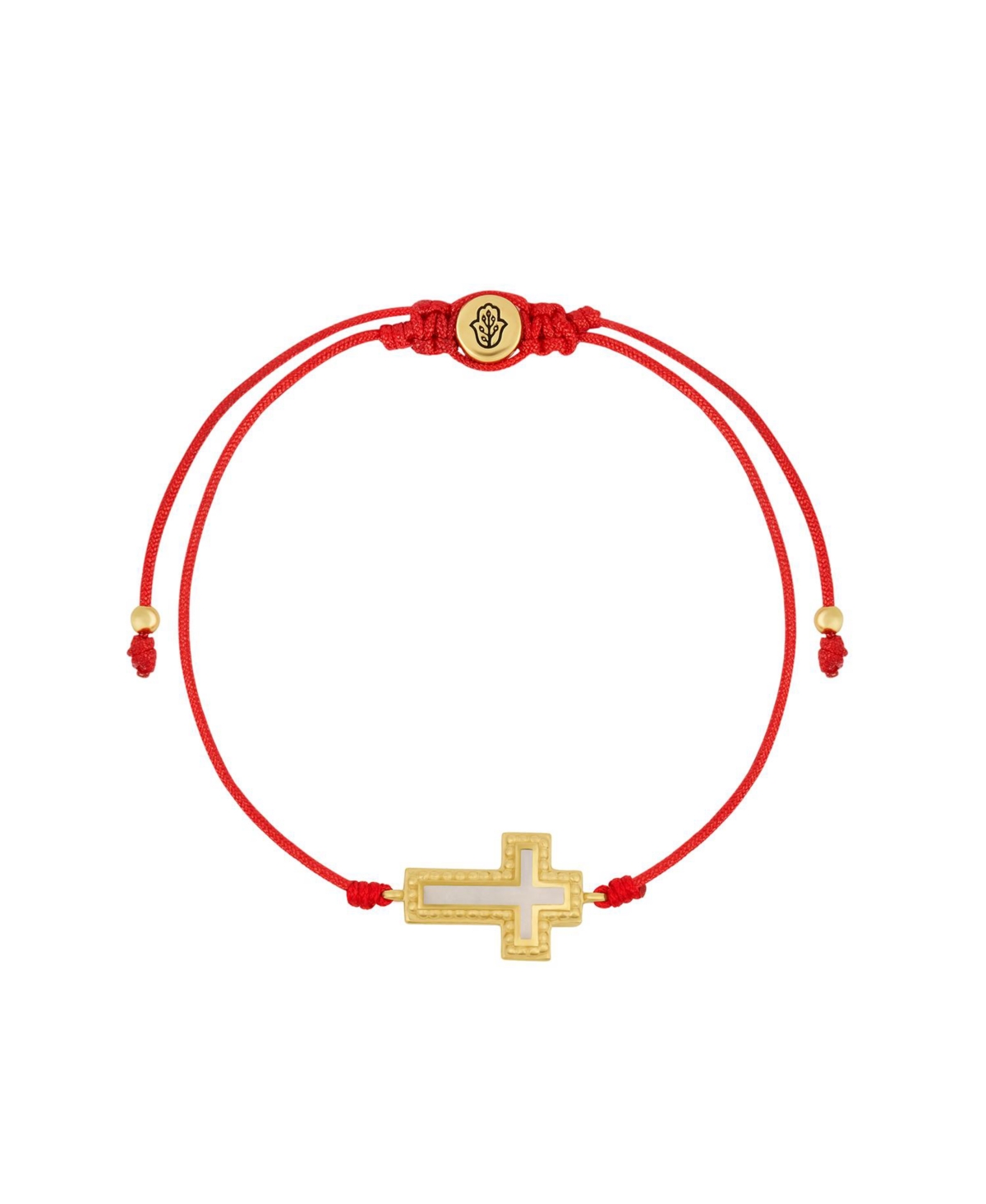 Click here for Faithful Abundance Mother Of Pearl Cross Red Strin... prices