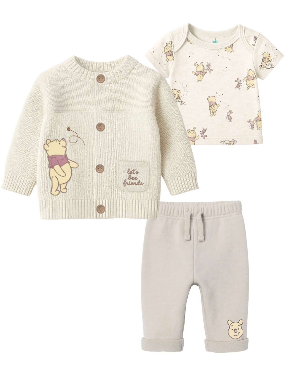 Click here for Disney Baby Boys or Baby Girls 3-Piece Pooh Cardig... prices