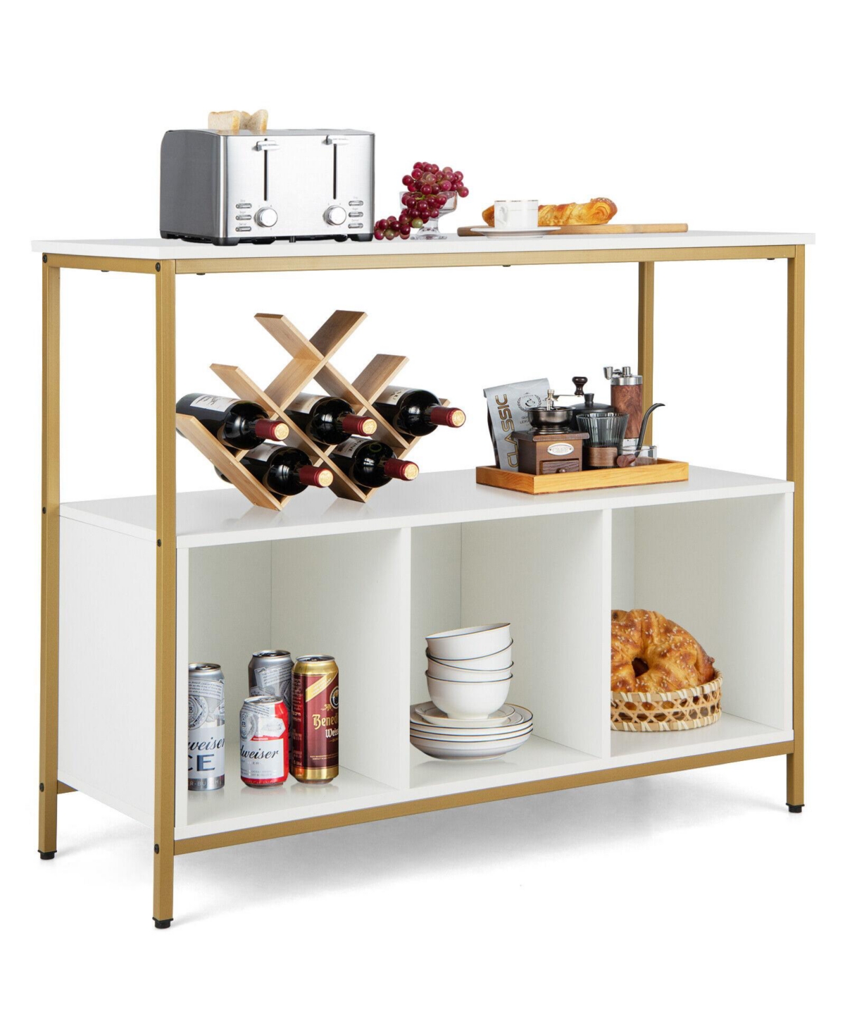 Click here for Modern Kitchen Buffet Sideboard with 3 Compartment... prices