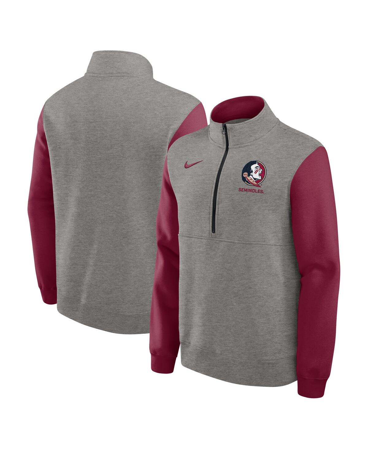 Click here for Nike Mens Heather Gray/Garnet Florida State Semino... prices
