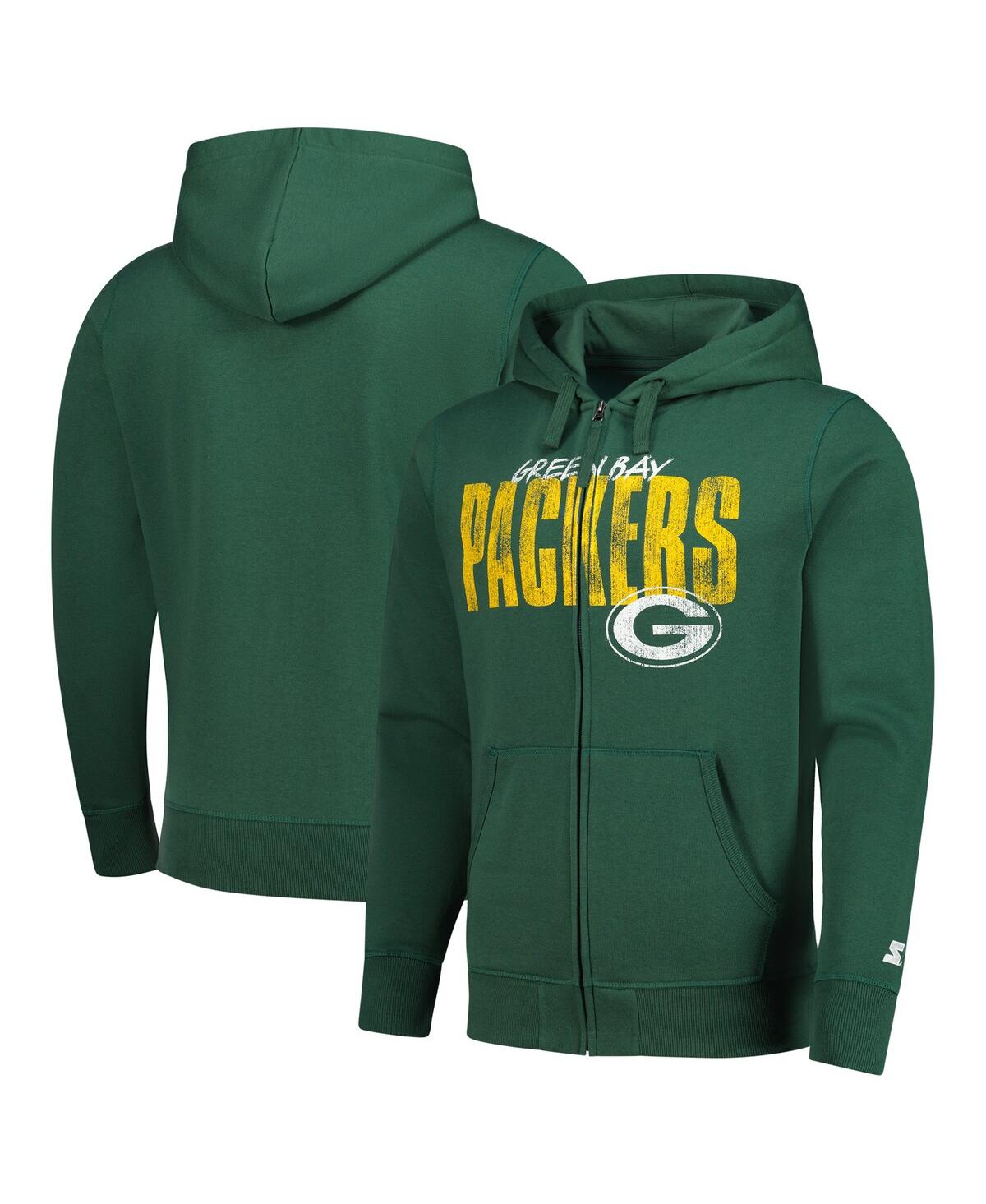Click here for Starter Mens Green Green Bay Packers Distressed Cl... prices