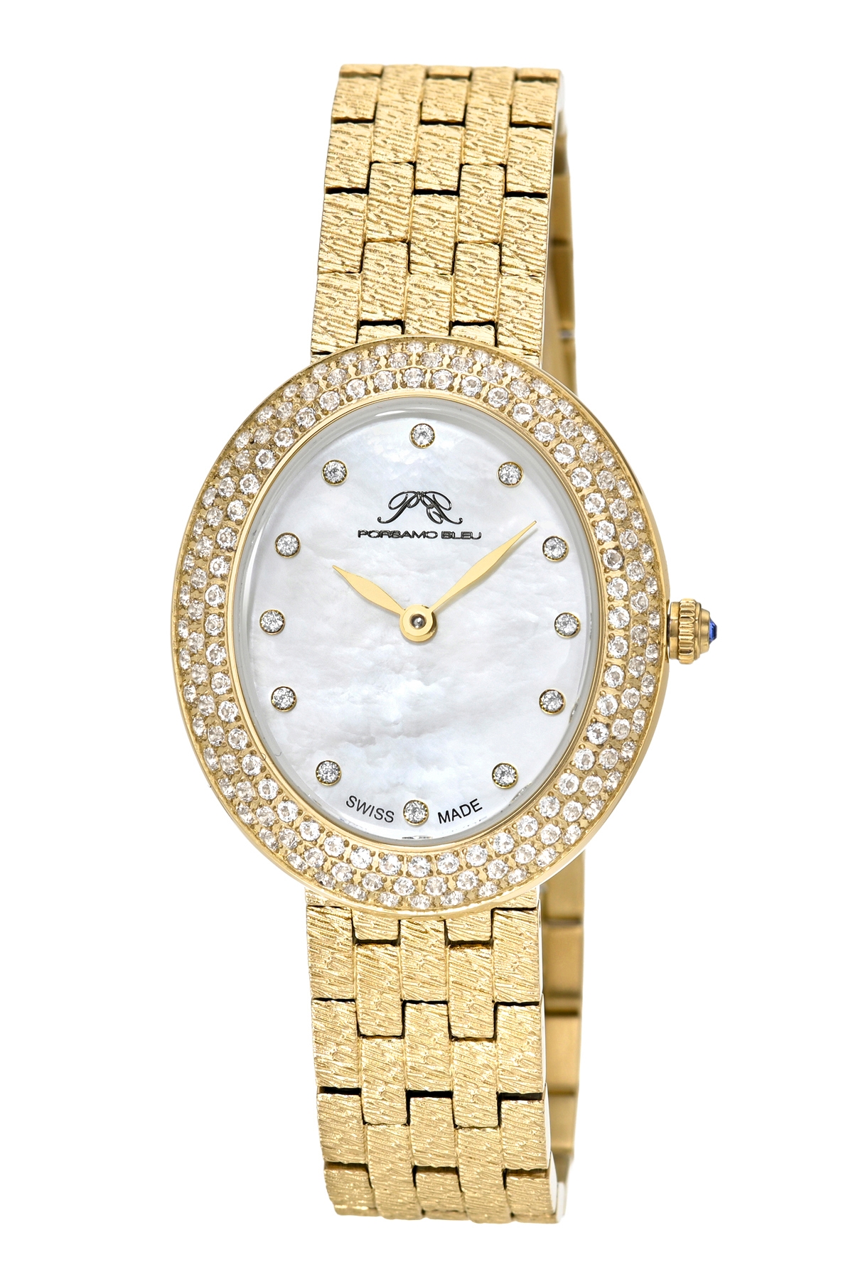 Click here for Porsamo Bleu Womens Topaz Angelica Stainless Steel... prices