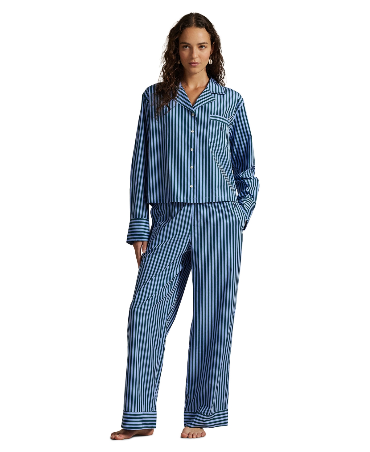 Click here for Polo Ralph Lauren Womens 2-Piece Buttoned Shirt an... prices