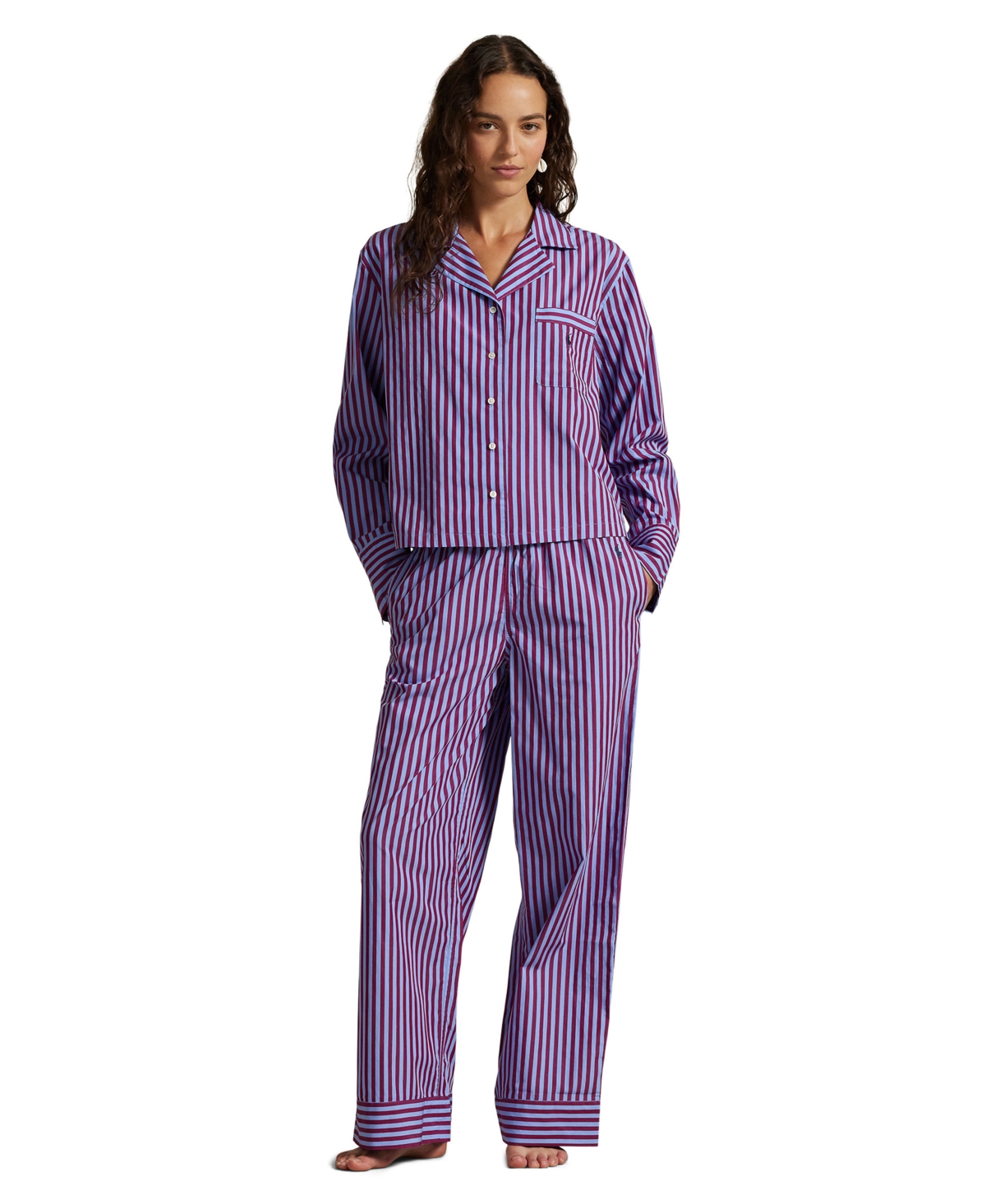 Click here for Polo Ralph Lauren Womens 2-Piece Buttoned Shirt an... prices