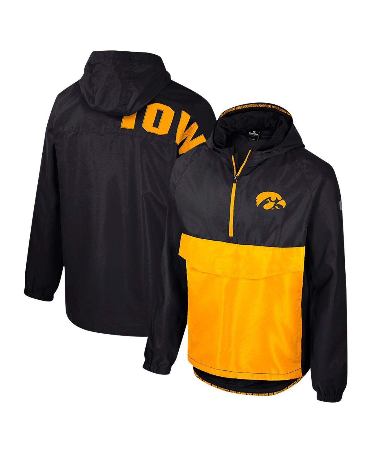 Click here for Colosseum Mens Black Iowa Hawkeyes Reloaded Anorak... prices