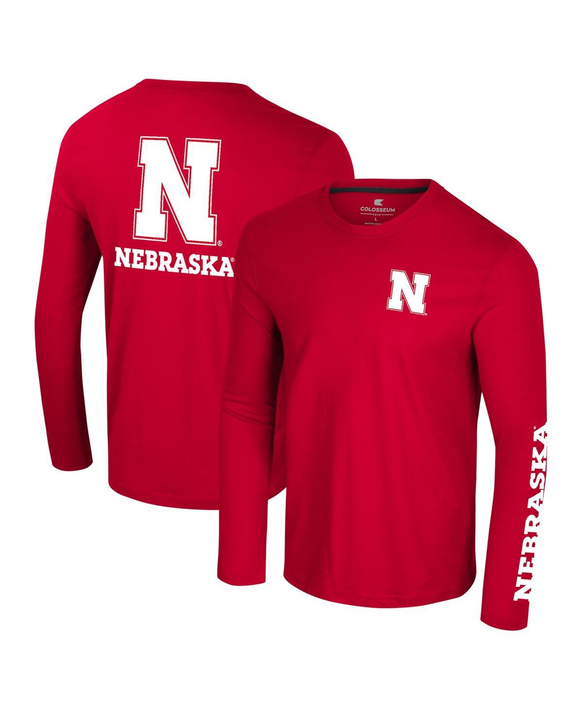 Click here for Colosseum Mens Scarlet Nebraska Huskers Logo Locku... prices