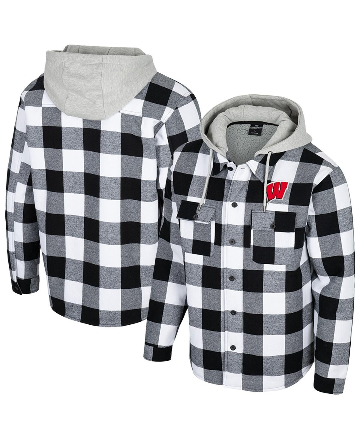 Click here for Colosseum Mens Black/White Wisconsin Badgers Buffa... prices