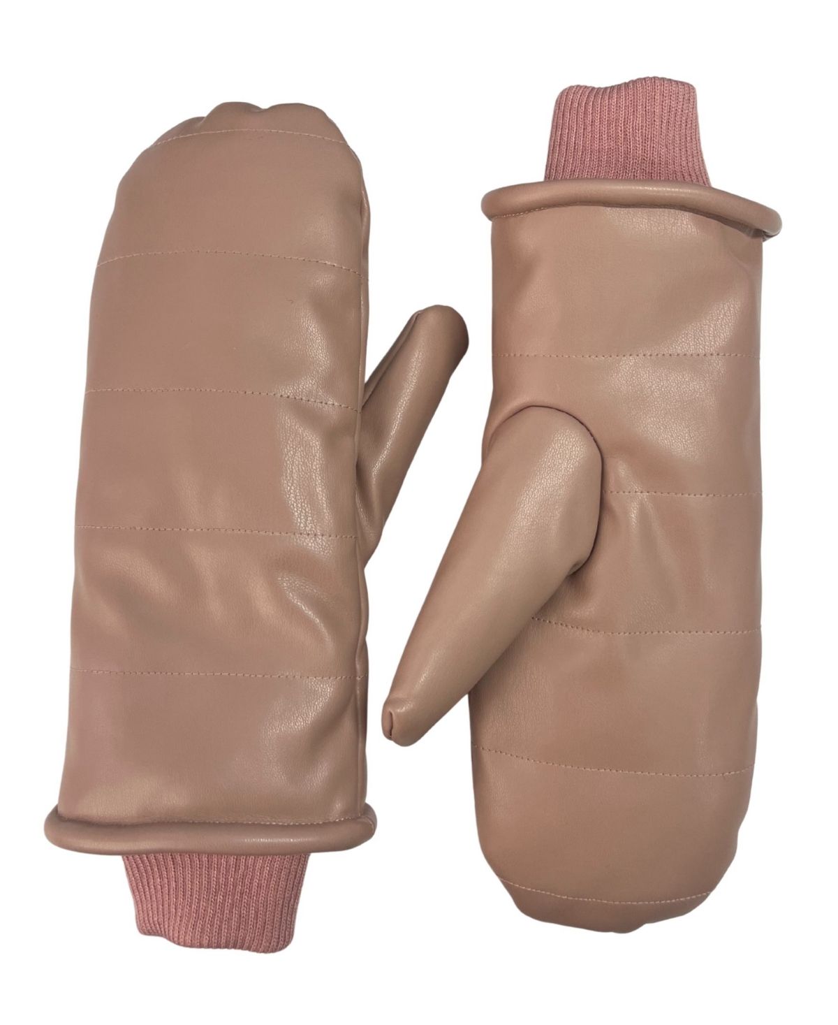 Click here for Marcus Adler Leather Mitten - Blush prices