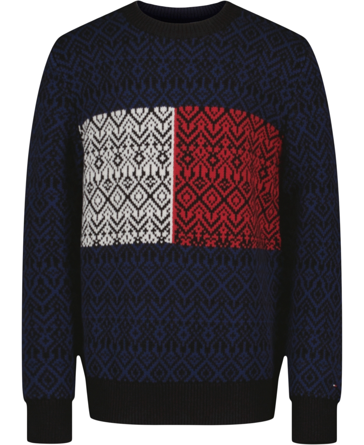 Click here for Tommy Hilfiger Boys 2T-7 Crewneck Cable Knit Sweat... prices