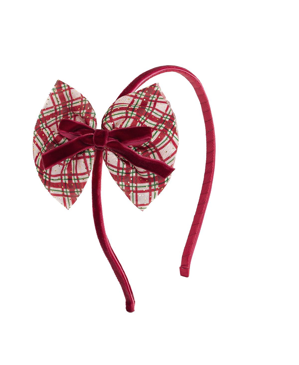 Click here for Sweet Wink Girls Christmas Plaid Layered Bow Headb... prices