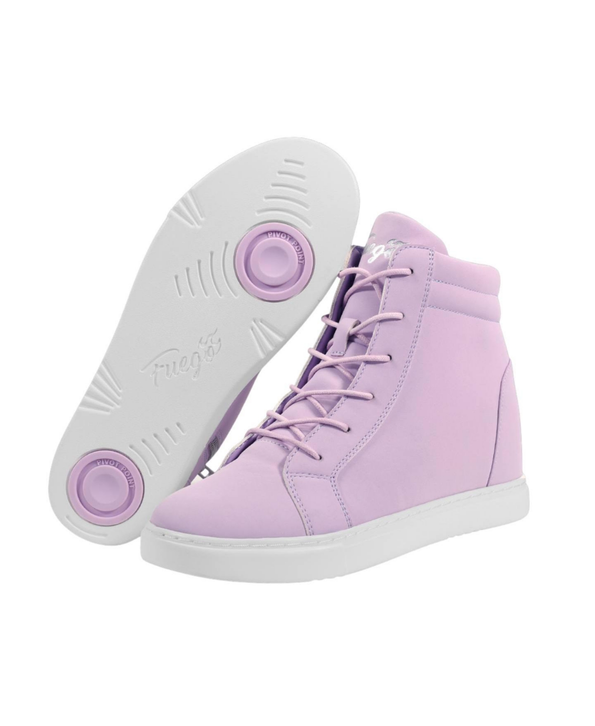 Click here for Womens Lavender Wedge Sneaker - Lavender prices