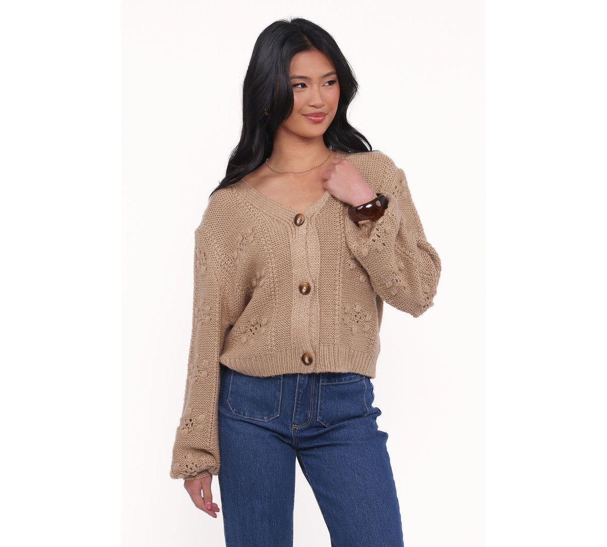 Click here for Petal and Pup Womens Melody Textured Button Up Car... prices