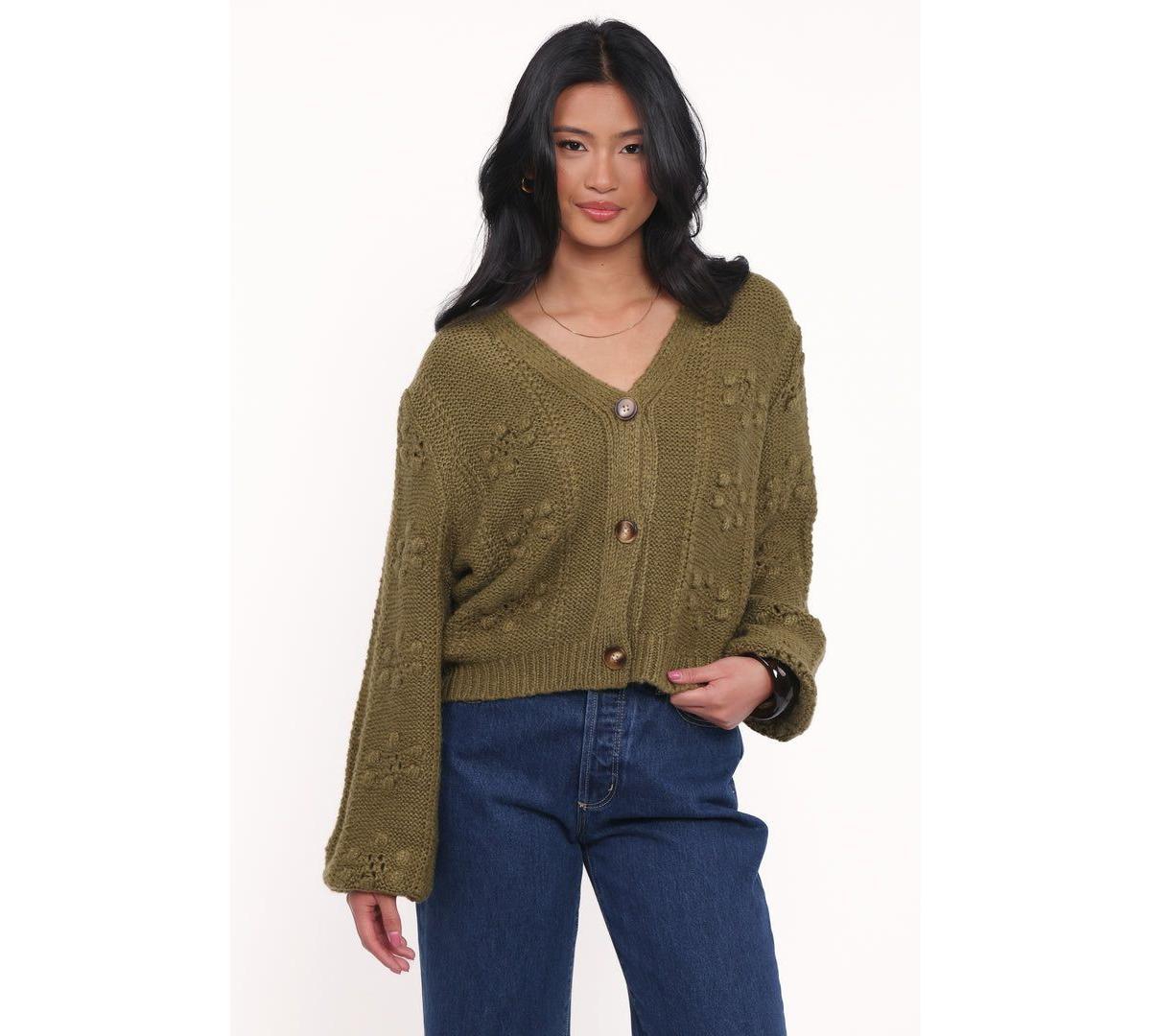 Click here for Petal and Pup Womens Melody Textured Button Up Car... prices