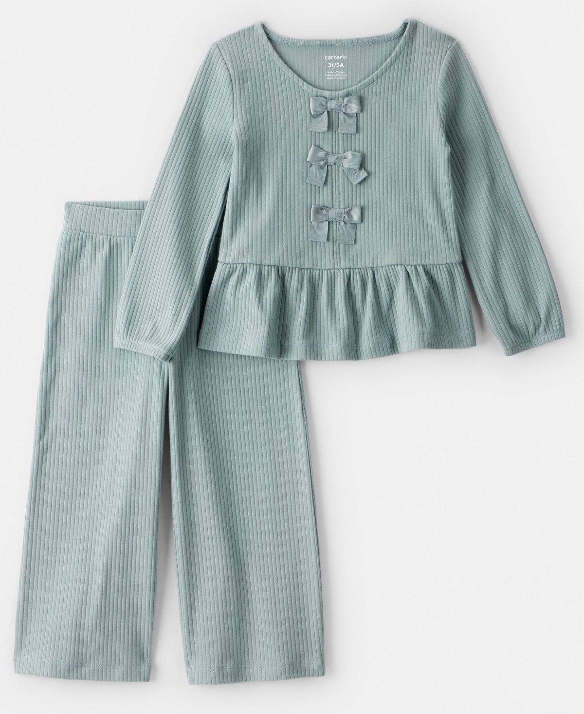 Click here for Carters Girls Toddler 2T-5T 2-Piece Long Sleeves T... prices