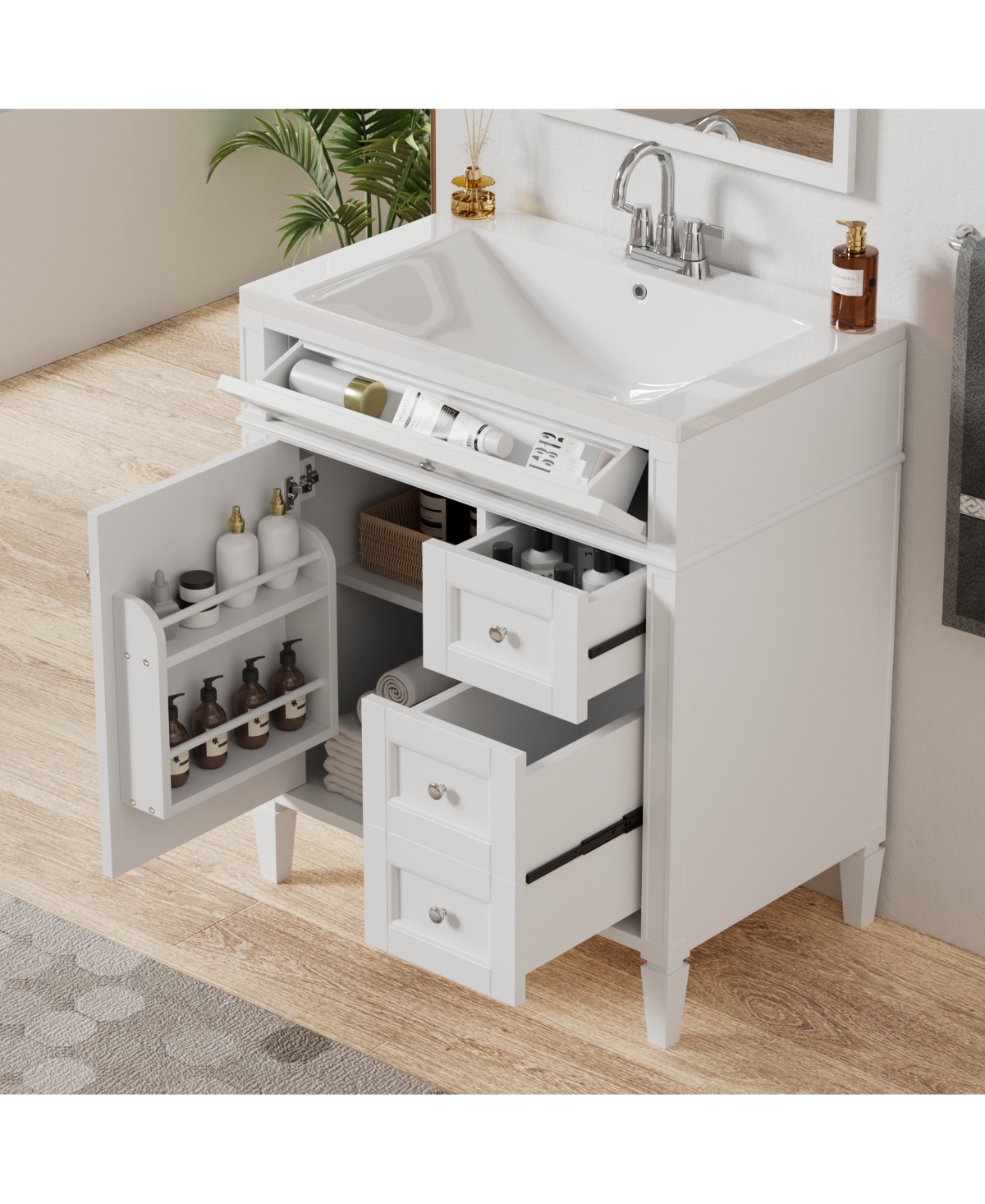 Click here for Lovmor 30inch Bathroom Vanity with Top Sink Modern... prices