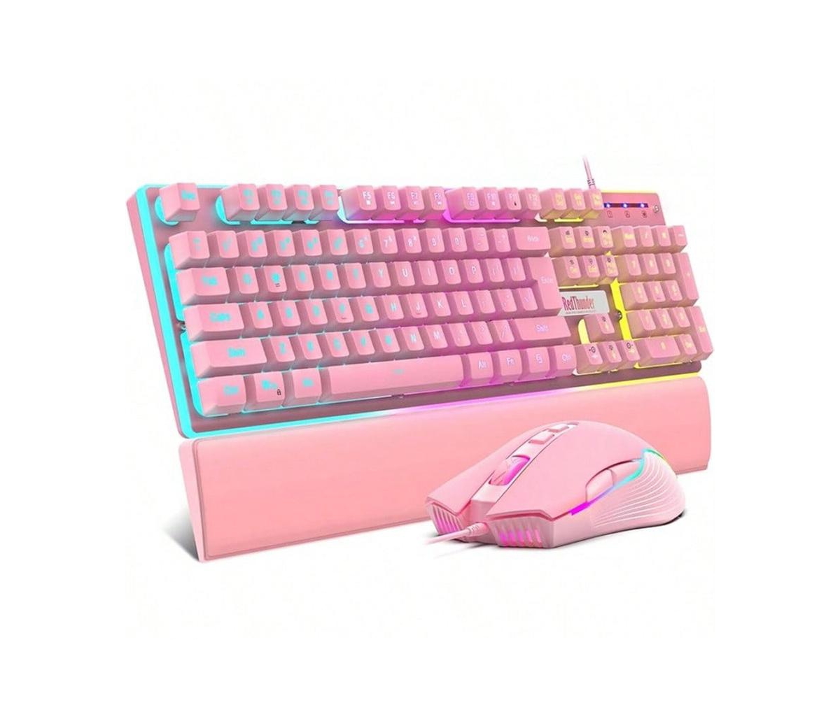 Click here for risokeys Wired Gaming Keyboard  Mouse  and Wrist R... prices