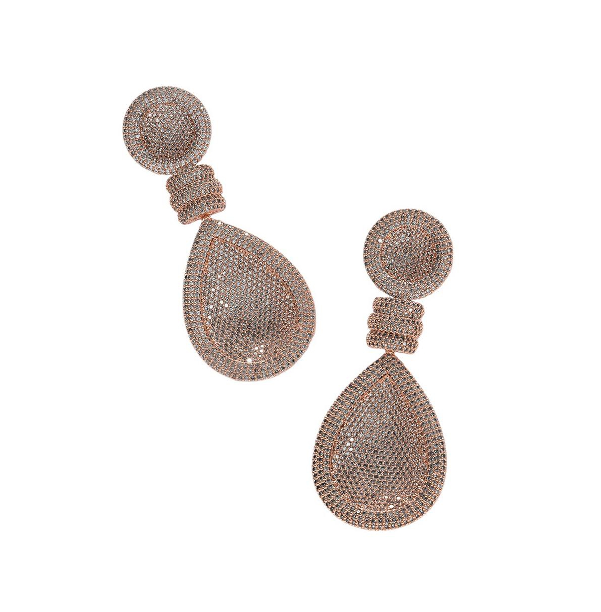 Click here for Sohi Teardrop-Crystal Drop Earrings - Silver prices