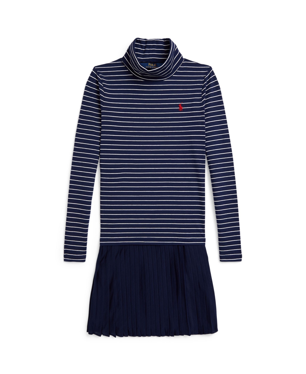 Click here for Polo Ralph Lauren Girls 7-16 Striped Turtleneck Dr... prices