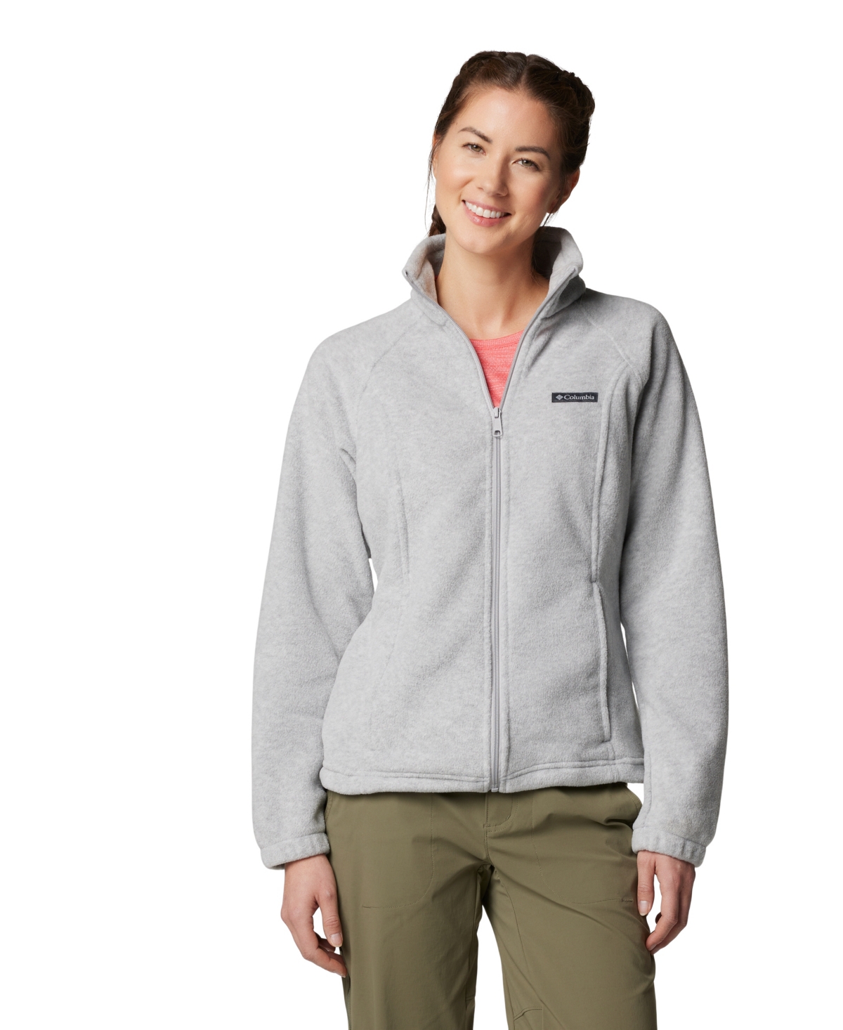 Columbia Benton Springs Womens Lightweight Jacket  Large  Gray