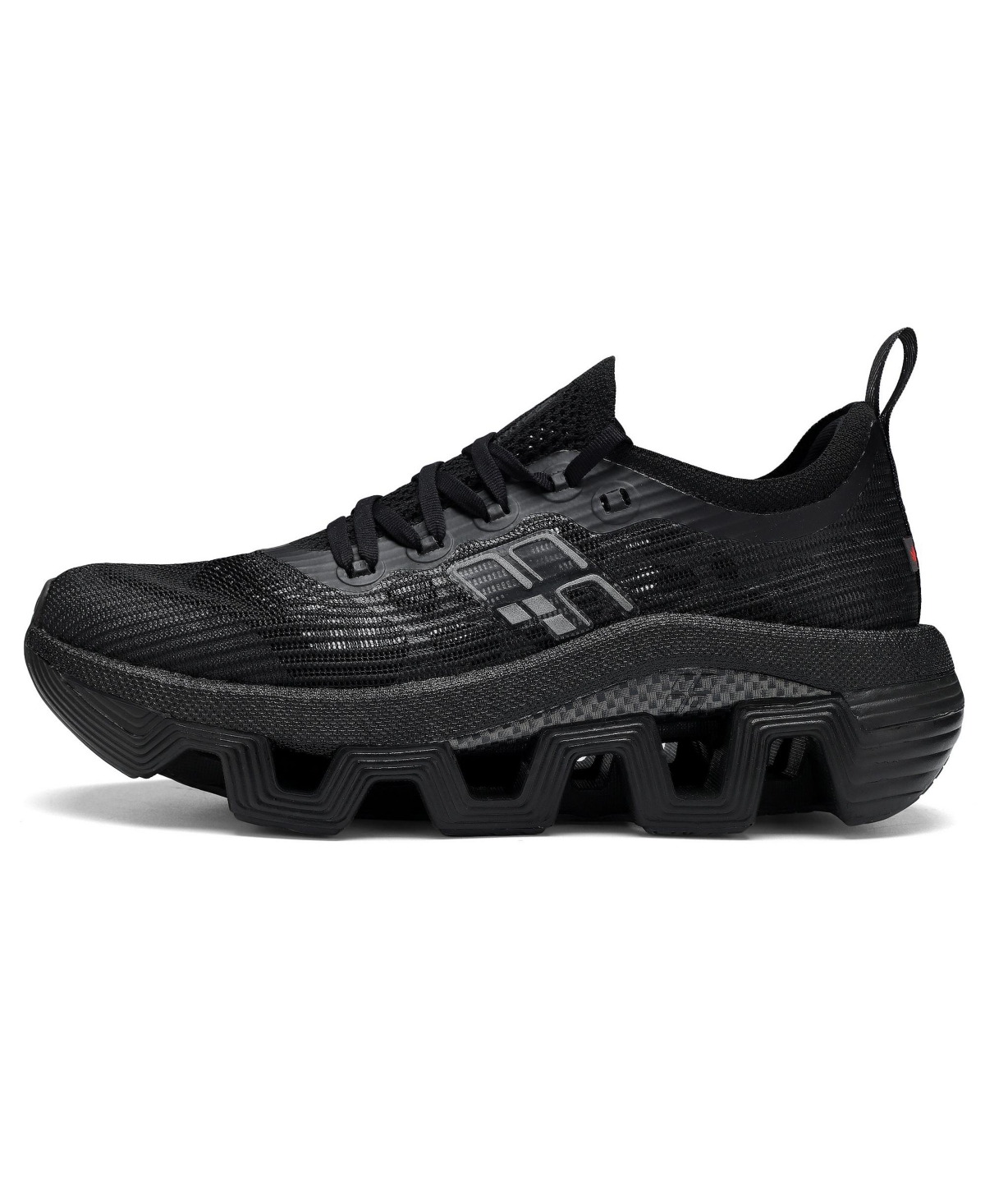 Click here for Pinnip Mens Performance Sneakers Wave - Black prices