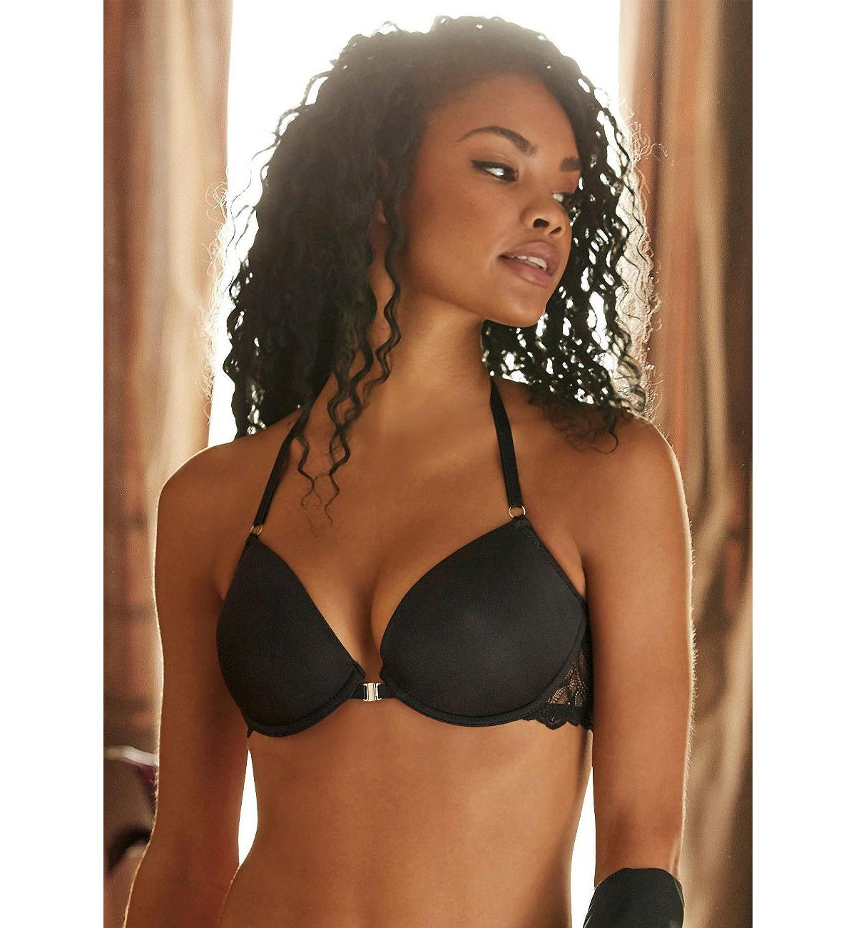 Click here for Lascana Womens Racer Back O-Chain Bra - Black prices
