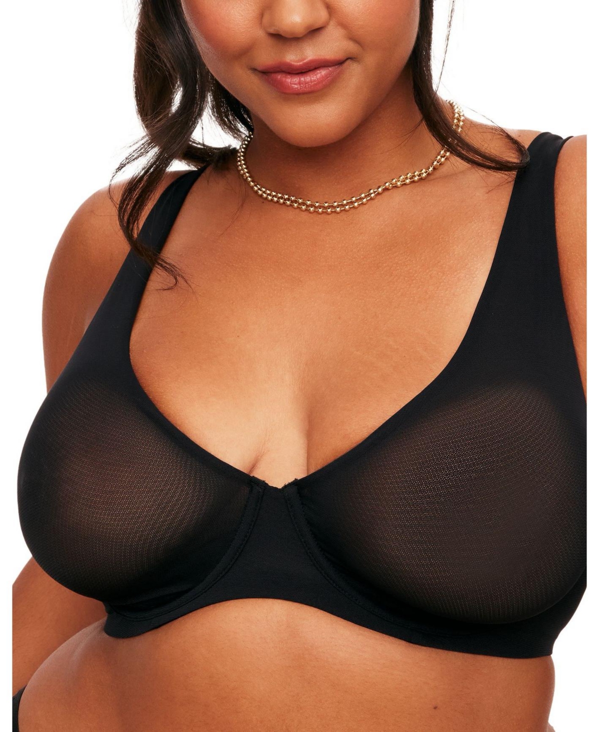 Click here for Adore Me Womens Ivy Unlined Triangle Bra - Black prices