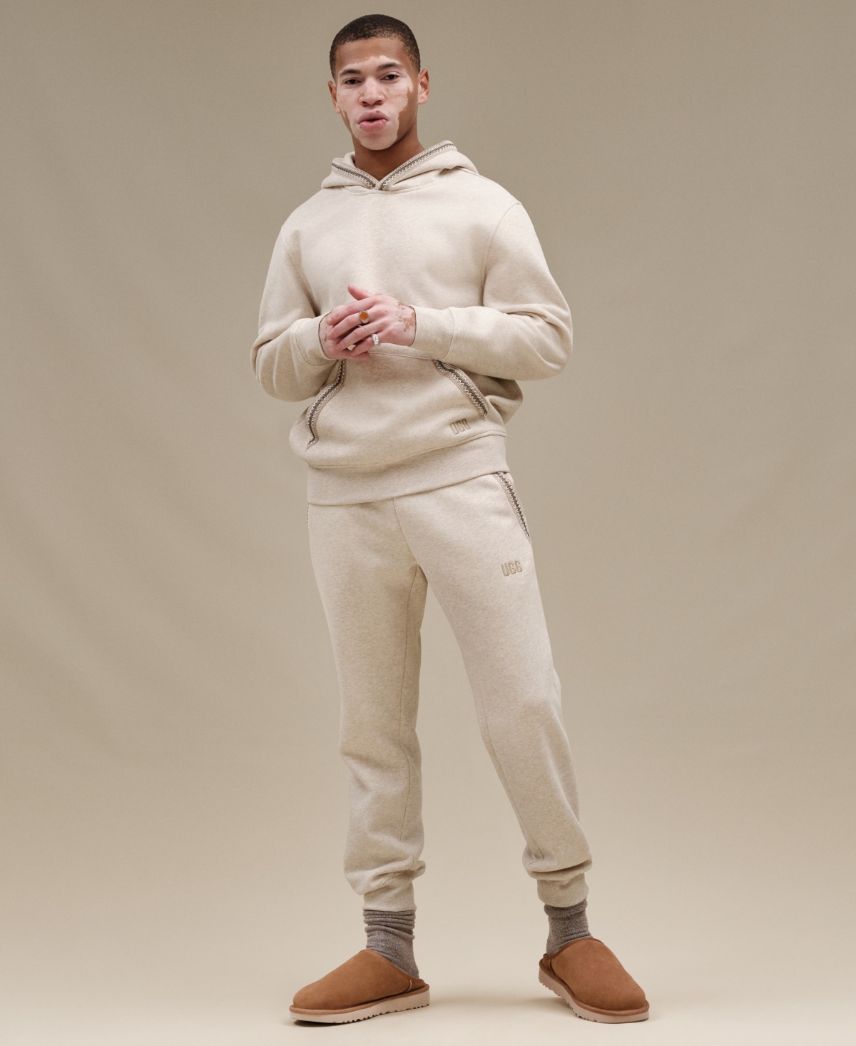 Click here for Ugg Mens Tasman Drawstring Joggers - Off White prices