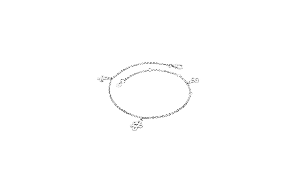 Click here for Open Splash Anklet - Sterling silver prices