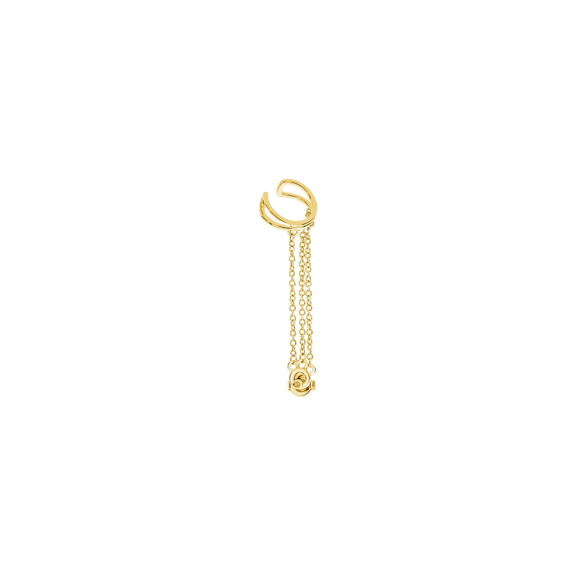 Click here for Art Deco Cuff and Stud with chain in Gold Vermeil... prices