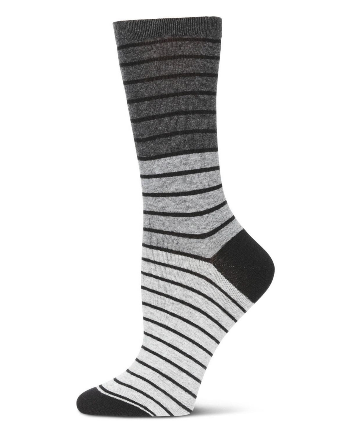 Click here for MeMoi Womens Shaded Stripes Wool Blend Crew Socks... prices