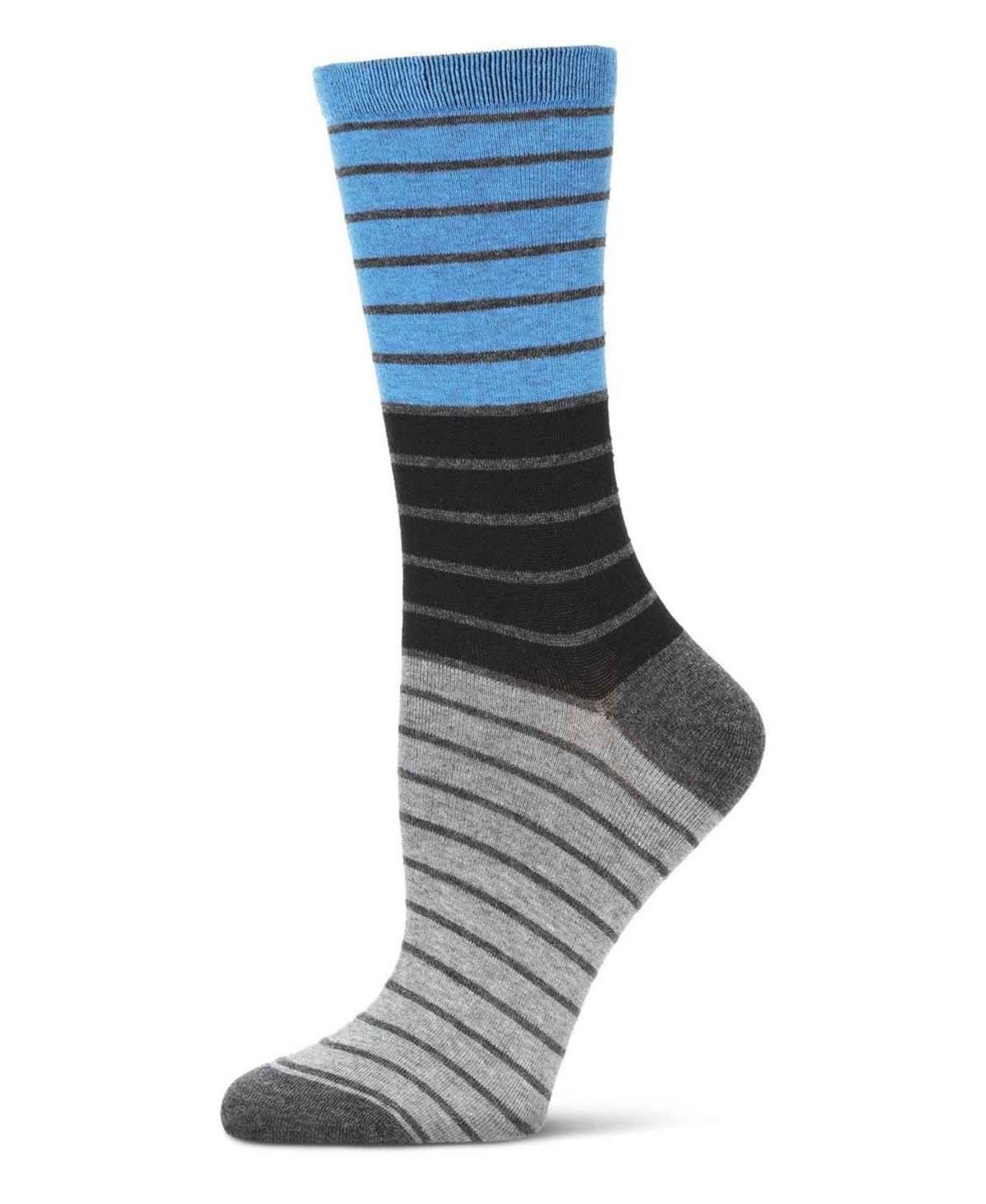 Click here for MeMoi Womens Shaded Stripes Wool Blend Crew Socks... prices