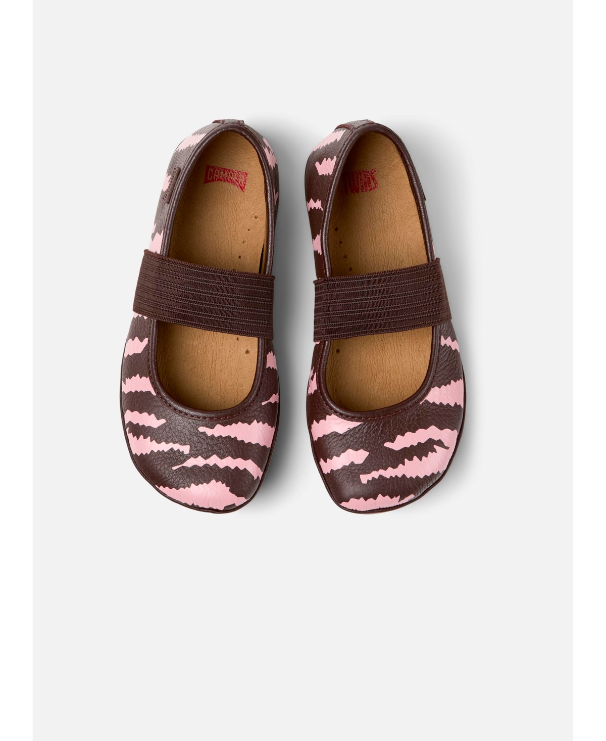 Click here for Camper Right Kids Twins Leather Mary Janes - Multi... prices