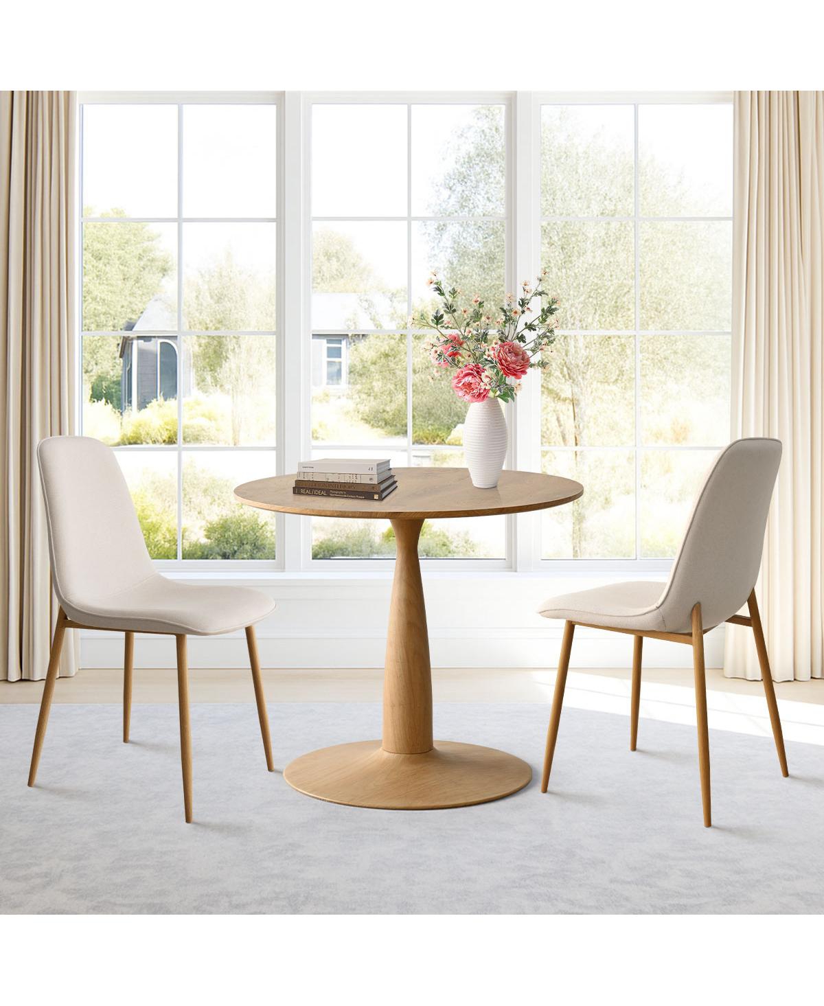 Click here for 3-Piece 34.5" Dining Set with Sculpted Pedest... prices