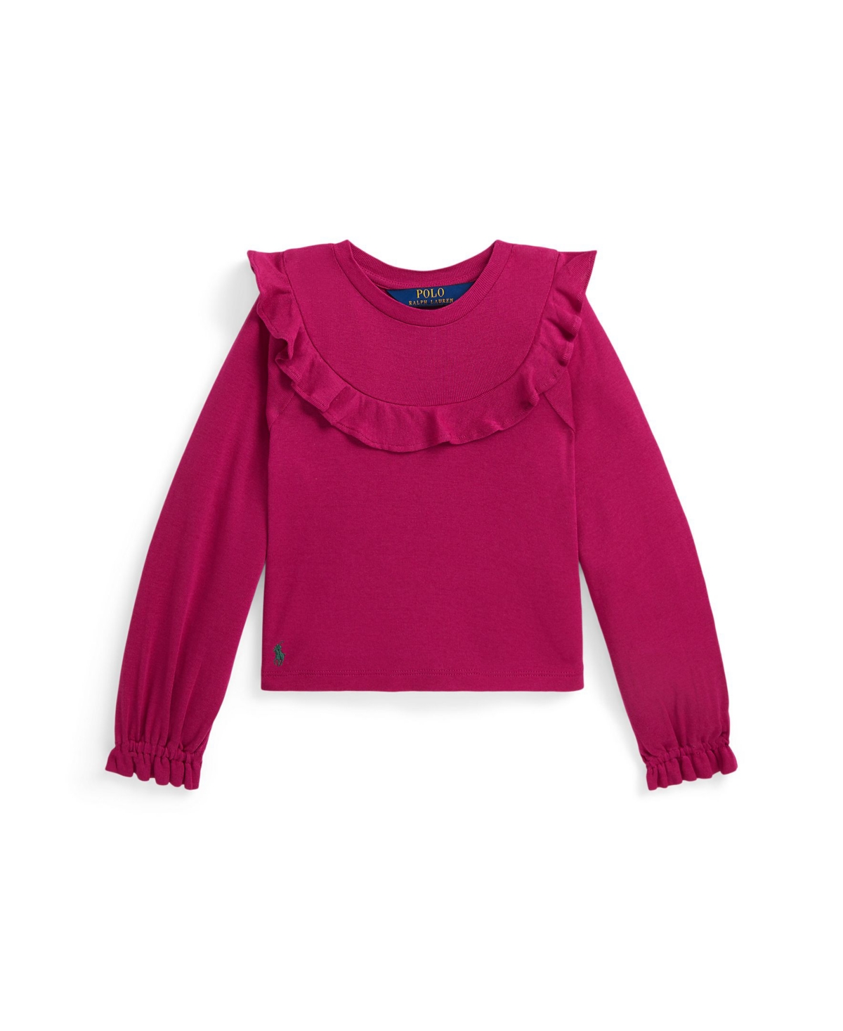 Click here for Polo Ralph Lauren Girls 2T-6X Long Sleeve Top - Pr... prices