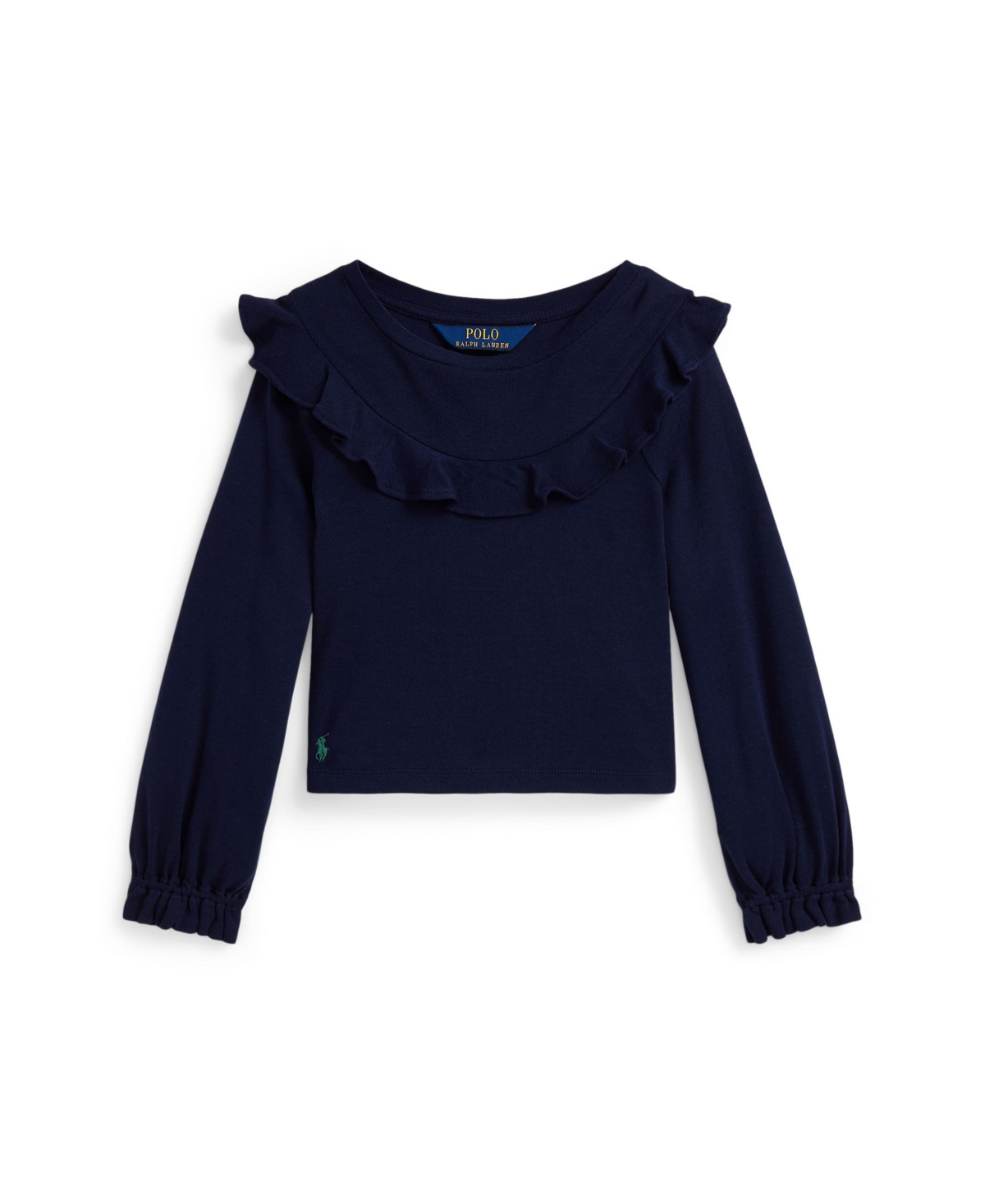 Click here for Polo Ralph Lauren Girls 2T-6X Long Sleeve Top - Na... prices